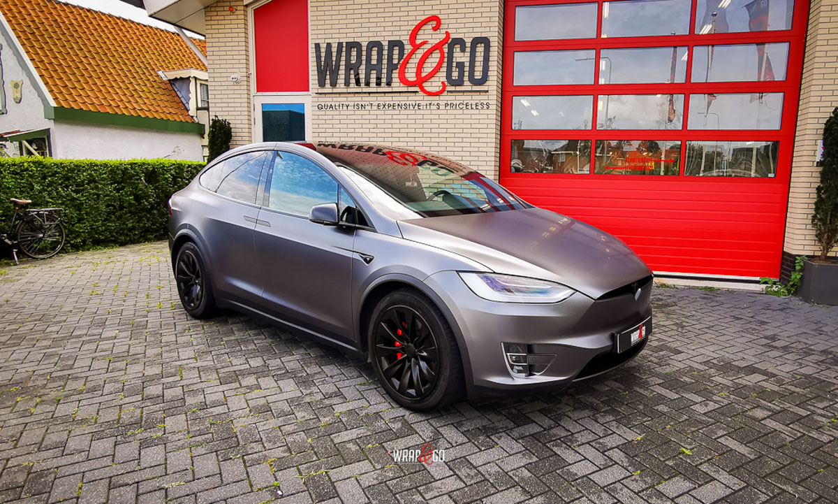 3M Satin Dark Grey| Tesla Model X | 3M Certified | Wrap&Go